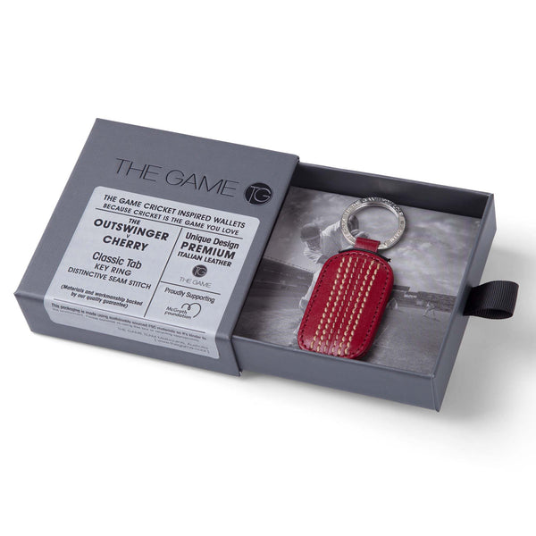 The Outswinger Key Ring. Perfect Cricket Gift for Cricket Lovers - THE GAME